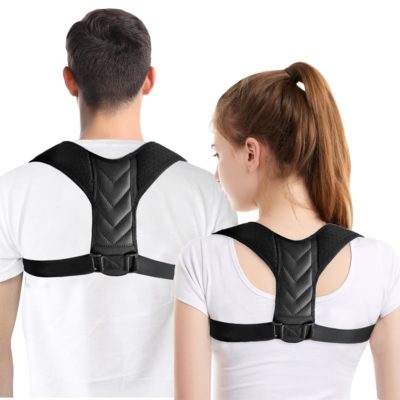 Adjustable Posture Corrective Therapy Back Brace For Men & Women ...