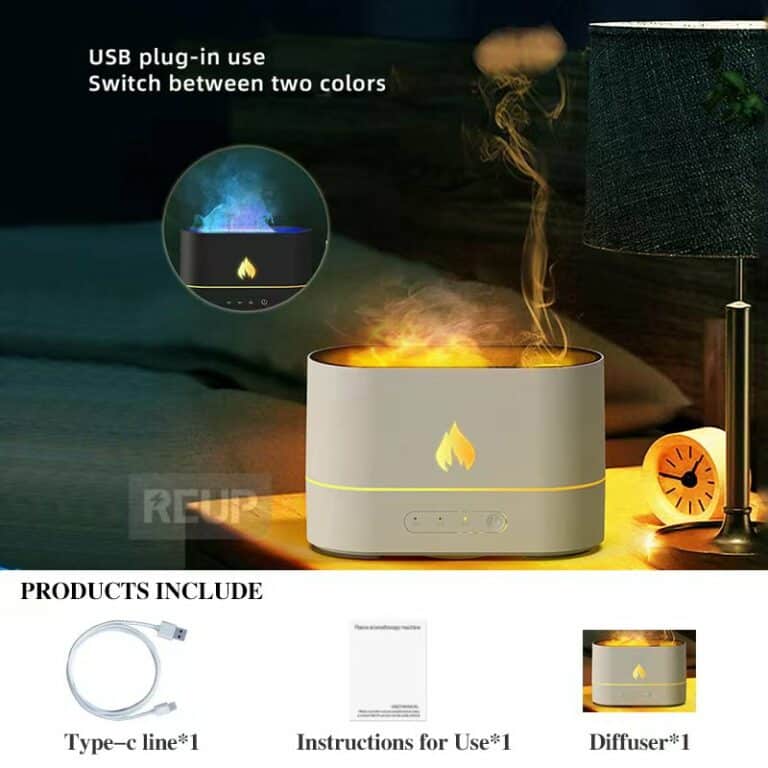 Flame Aroma Diffuser Air Humidifier - HealthResource4uStore