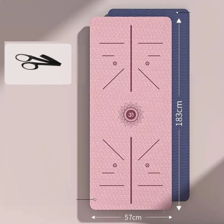 TPE Yoga Mat with Position Line Non Slip Carpet Mat For Beginners 1830* ...